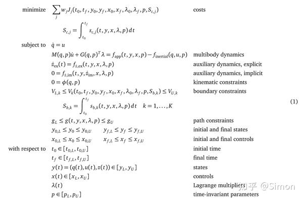 OpenSim Moco 笔记（1）：Moco是如何用直接配点法求解最优控制问题的 - 知乎