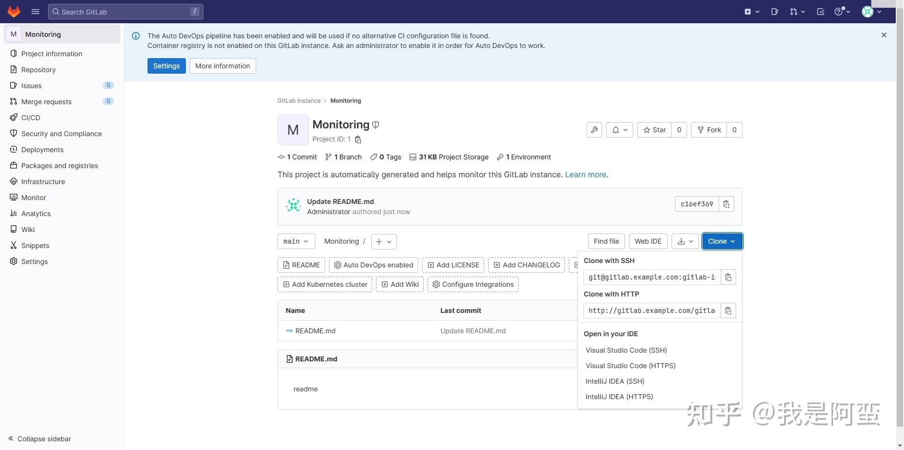 Docker 安装代码管理仓库 Gitlab 非常详细的教程 - 知乎