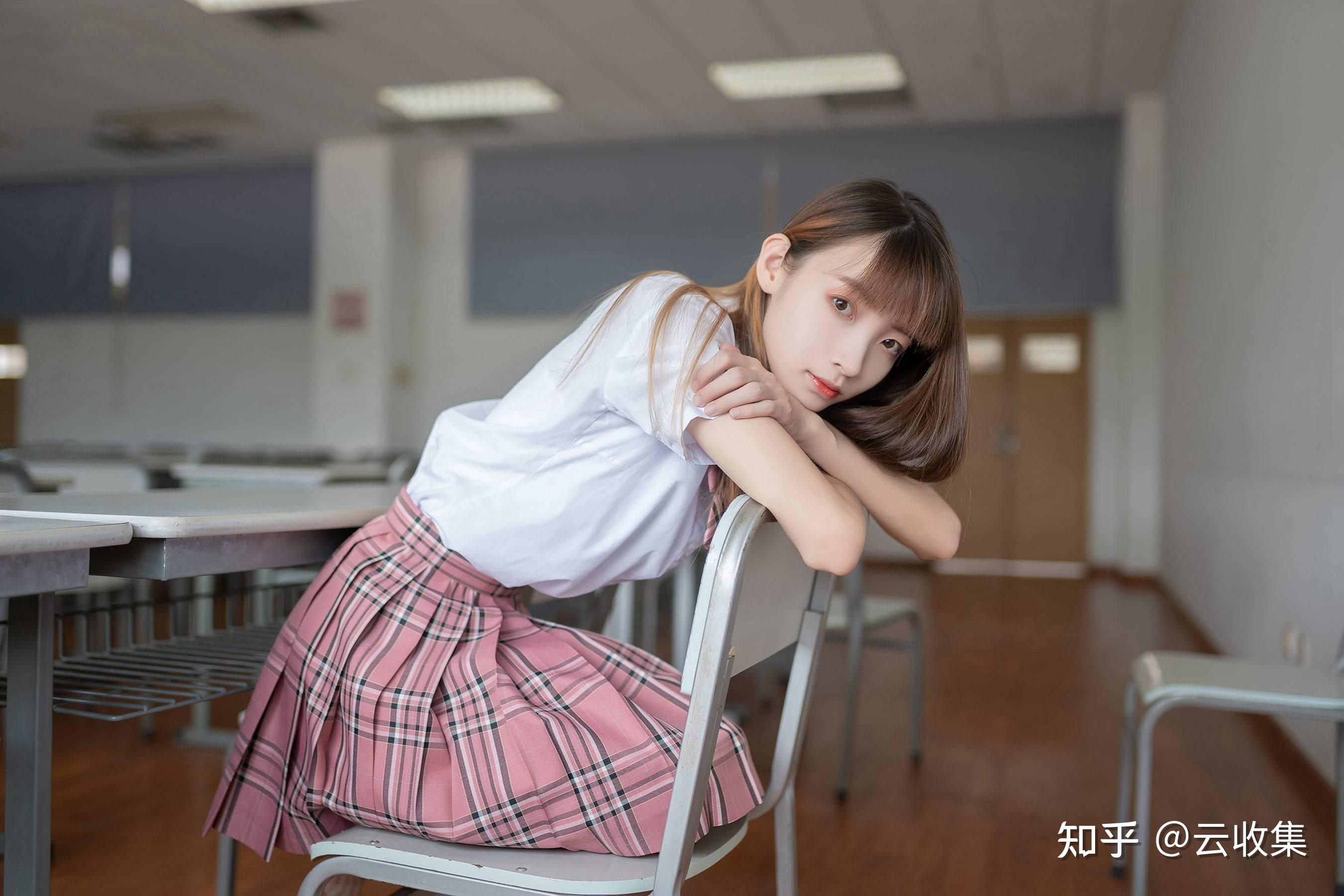 [风之领域] NO.108 JK学妹风情百褶裙 写真集[49P] - 知乎