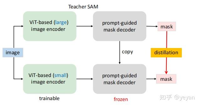 【论文解读】比sam小60倍的轻量级模型mobilesam(Faster Segment Anything) - 知乎