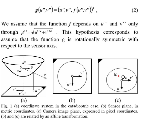 相机内参模型Scaramuzza/ocam详解 - 知乎