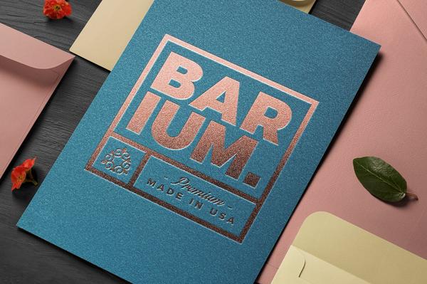 金属质感印刷LOGO样机 Metal Foil Printing Logo Mockup - 知乎