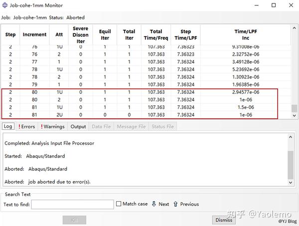 一文读懂ABAQUS中的Job Monitor - 知乎