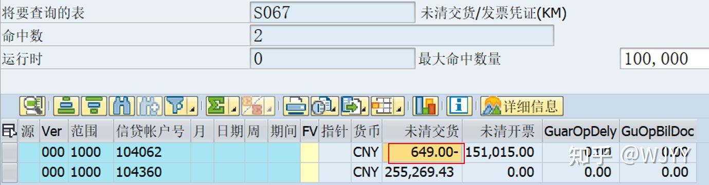 SAP已用信贷额度的计算逻辑 - 知乎