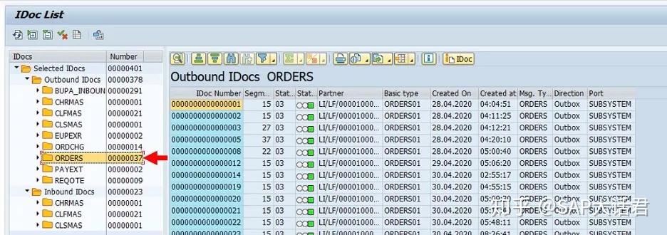 如何根据特定值找到IDOC - 知乎