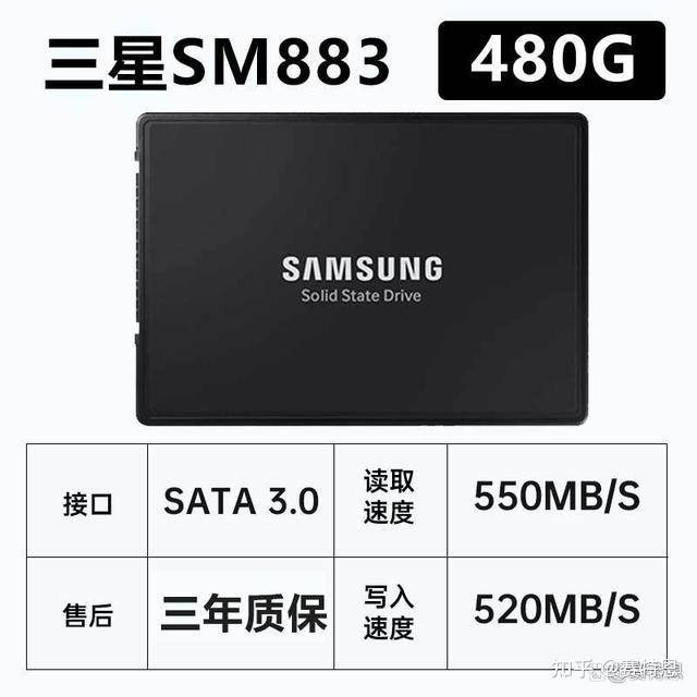 三星SM883 2.5 240/480/960/1.92/3.84/7.68T 企业级MLC颗粒硬盘 - 知乎