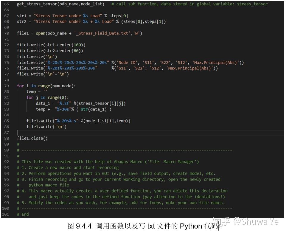 Python Script提取abaqus节点应力 知乎 