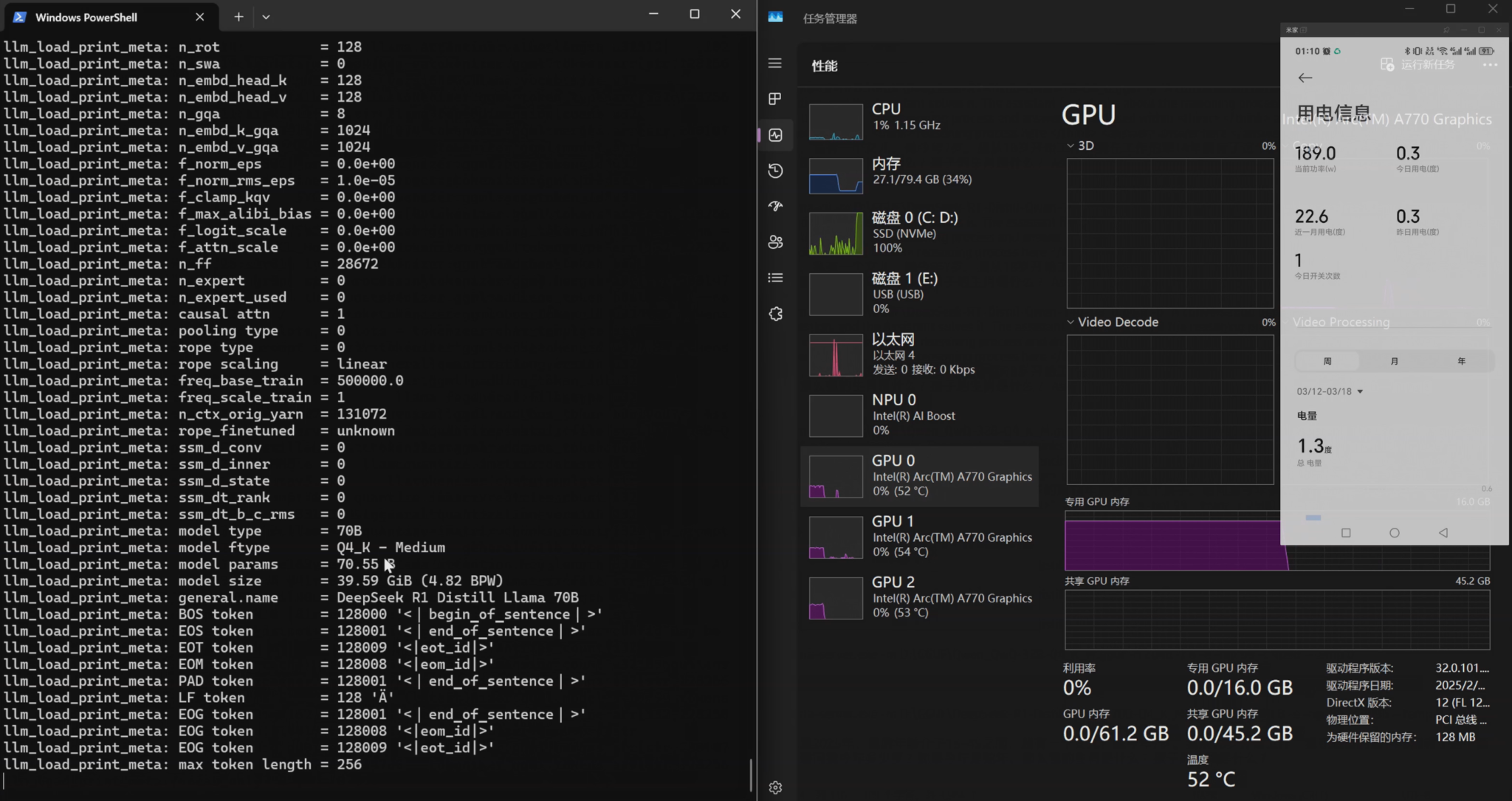 英特尔独显A770 三卡 LLama.cpp实测和解读 - 知乎