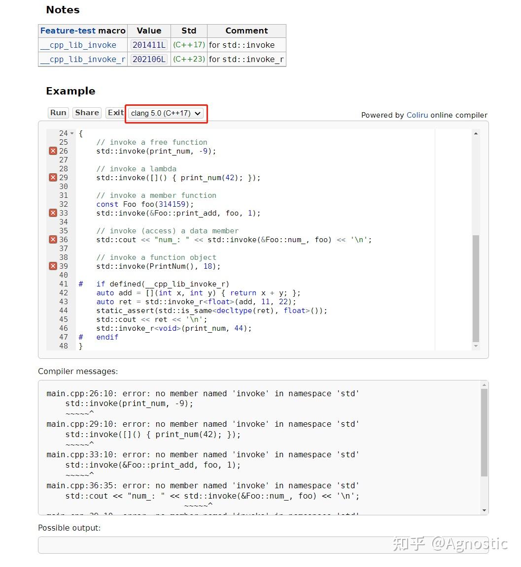 C++17/23标准 std::invoke, std::invoke_r 的模板实现 - 知乎