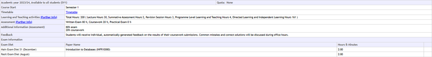 爱丁堡大学Introduction to Databases - 知乎