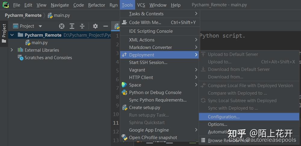 Pycharm中SSH、SFTP连接远程服务器编辑调试实例 - 知乎