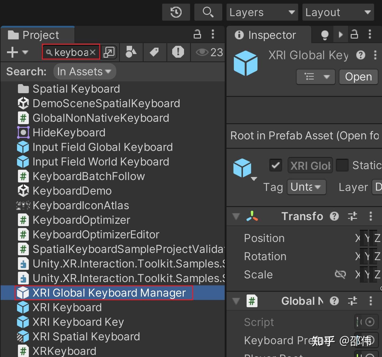 Interaction Toolkit 空间键盘（Spatial Keyboard）功能的实现 - 知乎