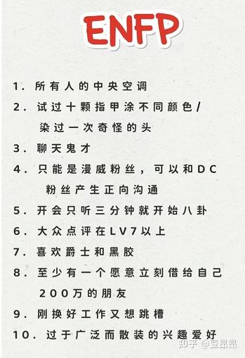 性格解析：ENFP - 知乎
