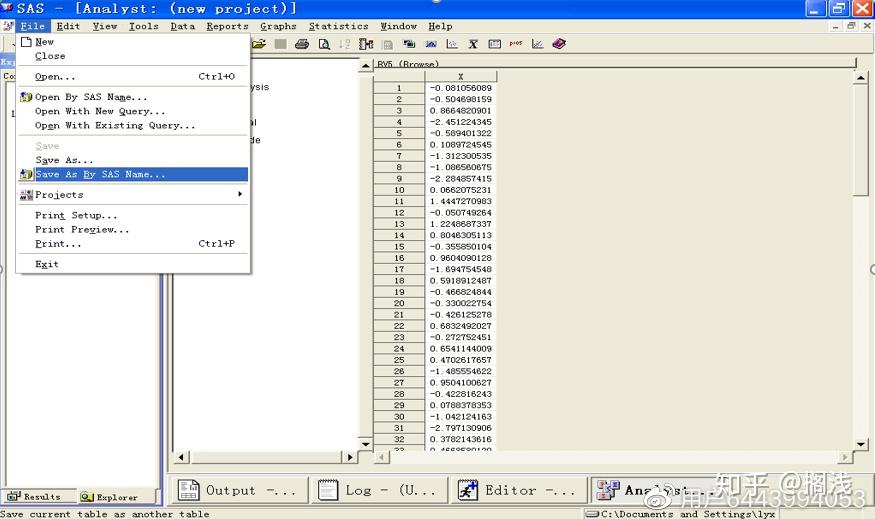 SAS的基本统计分析功能 ——SAS Analysis 模块 - 知乎