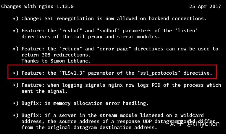 nginx启用HTTP2和TLSv1.3 - 知乎