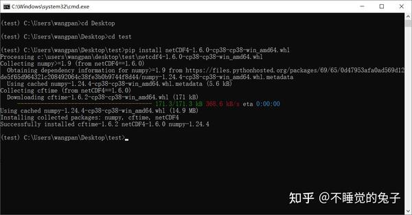Python本地安装netcdf4库 知乎