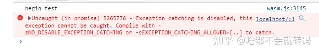 webassembly exception - 知乎